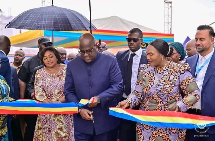 Kolwezi : Le Président Tshisekedi inaugure le nouveau bâtiment du siège ...