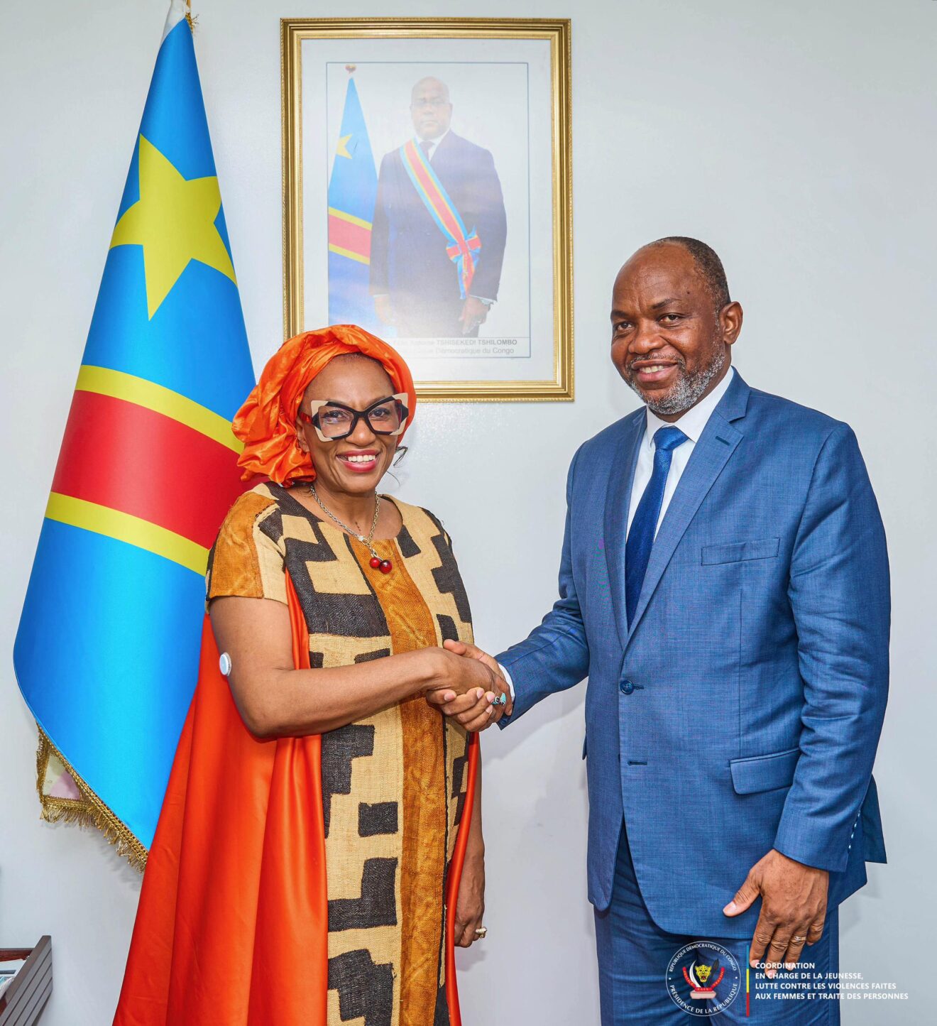 Promotion des droits des femmes en RDC: Chantal Yelu échange avec une ...